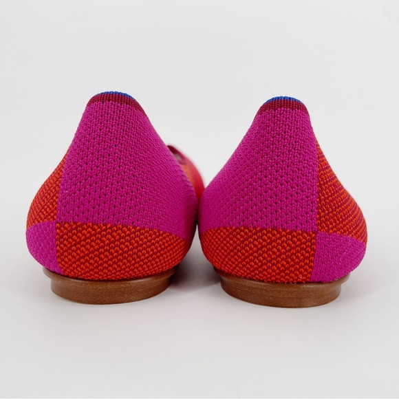 Rothy's | Shoes | Rothys Metallic Pomegranate The Point Patchwork Knit ...